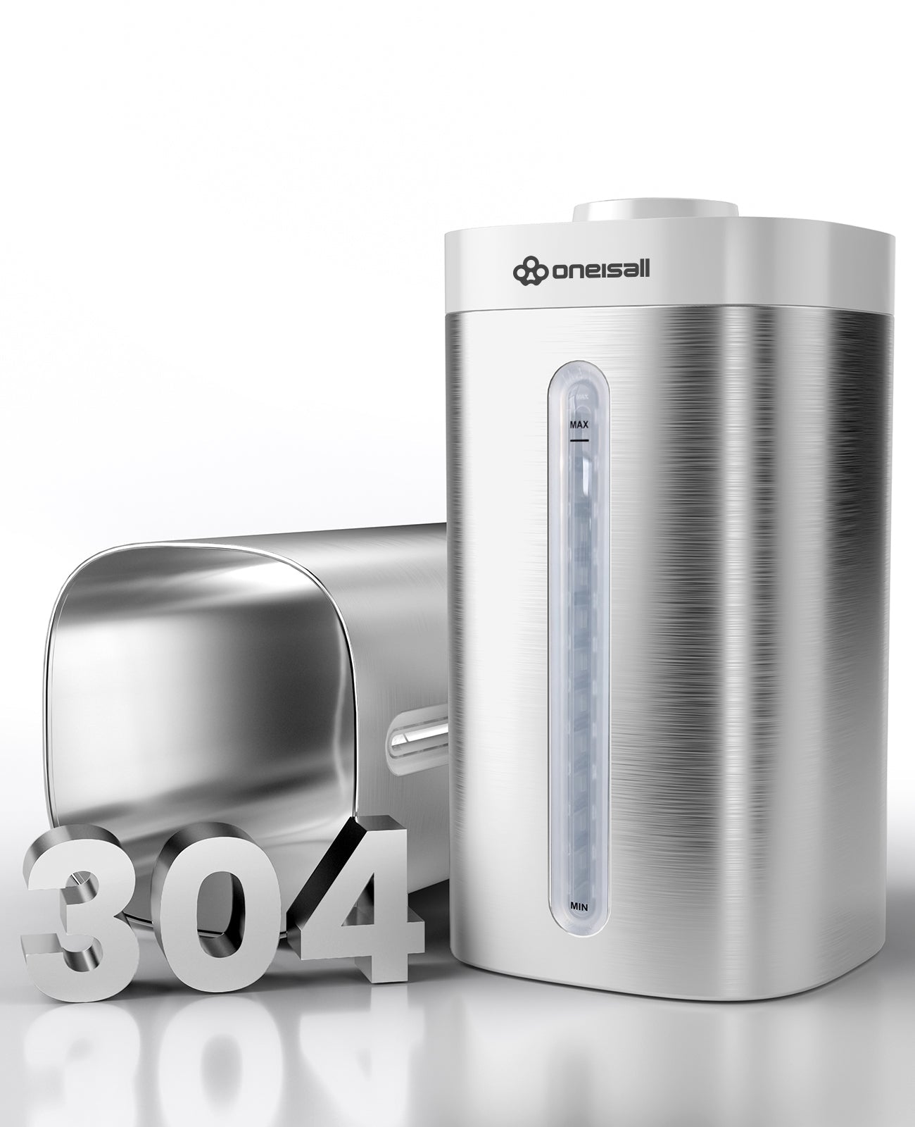 Oneisall Stainless Steel Humidifier, Easy to Clean Humidifier, Dishwas ...
